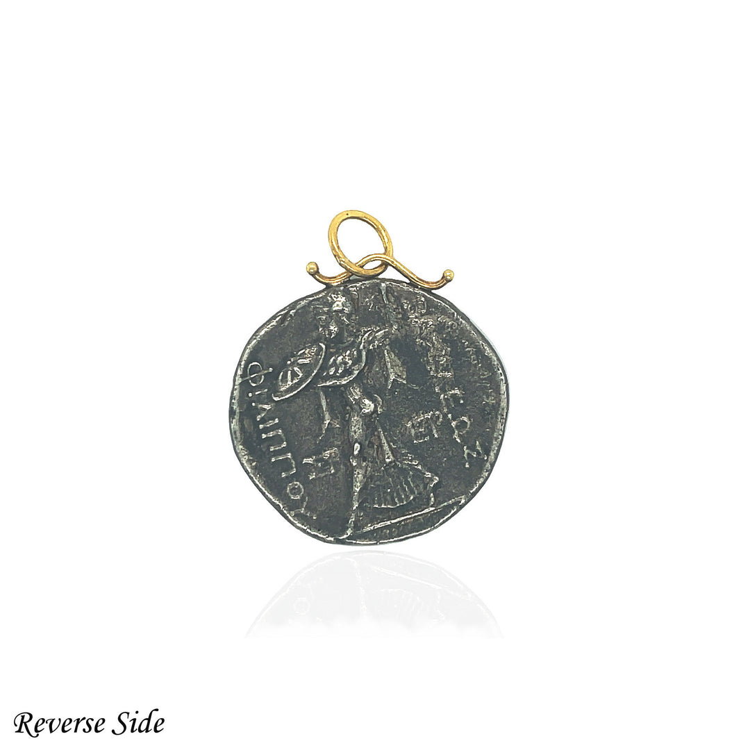 Large King Phillip Ancient Greek Coin Replica – Leslie Berman Inc